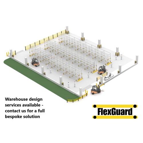 Reinforced Warehouse Barrier - Standard